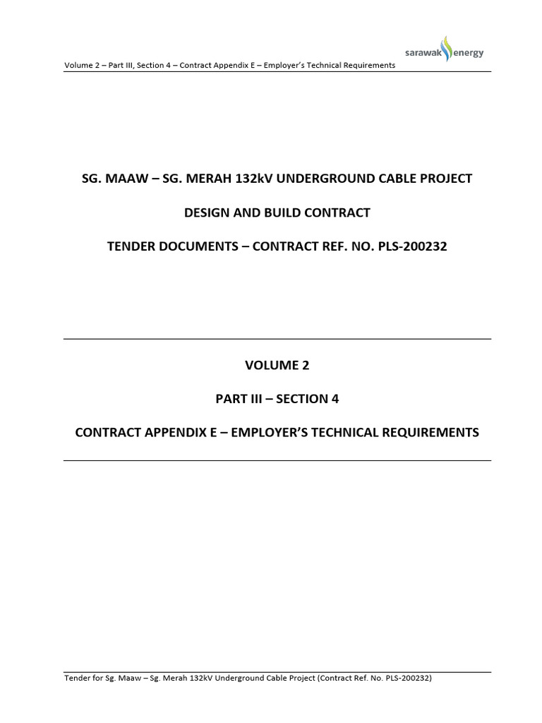 PLS200232 - Sec 4-Contract Appendix E - v1.0 (24.03.2021) | PDF ...