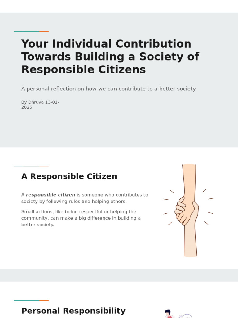 Building Responsible Citizens Together | PDF