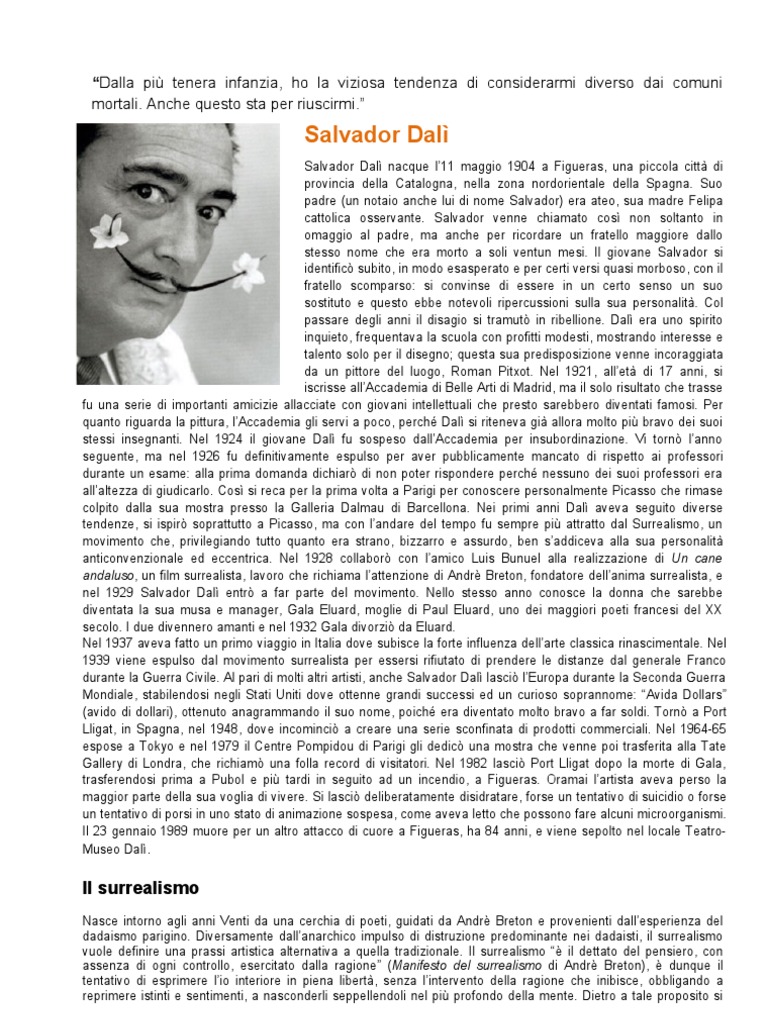 Salvador Dalì | PDF