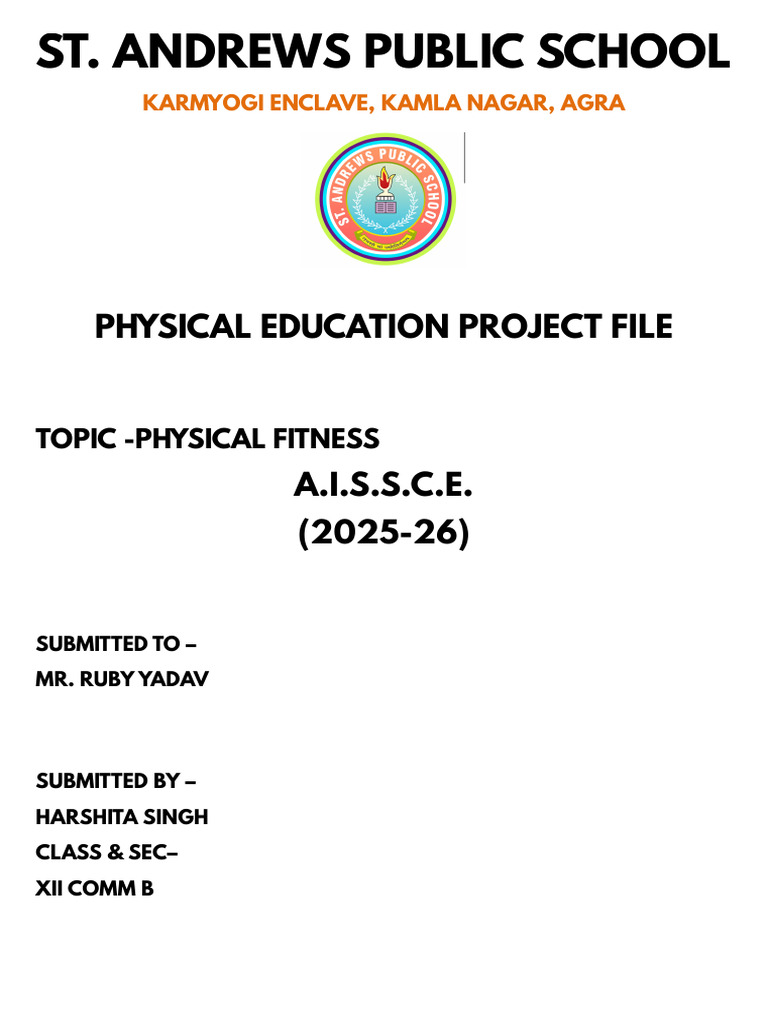 St. Andrews Physical Fitness Project | PDF