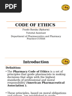 Pharmacists' Code of Ethics 2018 | PDF | Pharmacy | Pharmacist