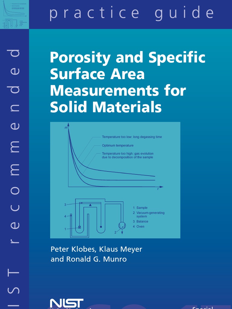 Porosity Specific Surface Area Practice Guide | PDF | Adsorption | Porosity