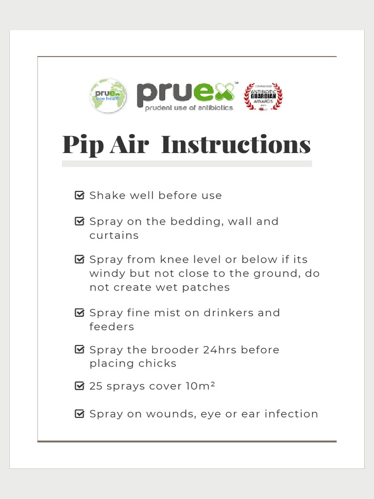 Pip Air Instructions | PDF