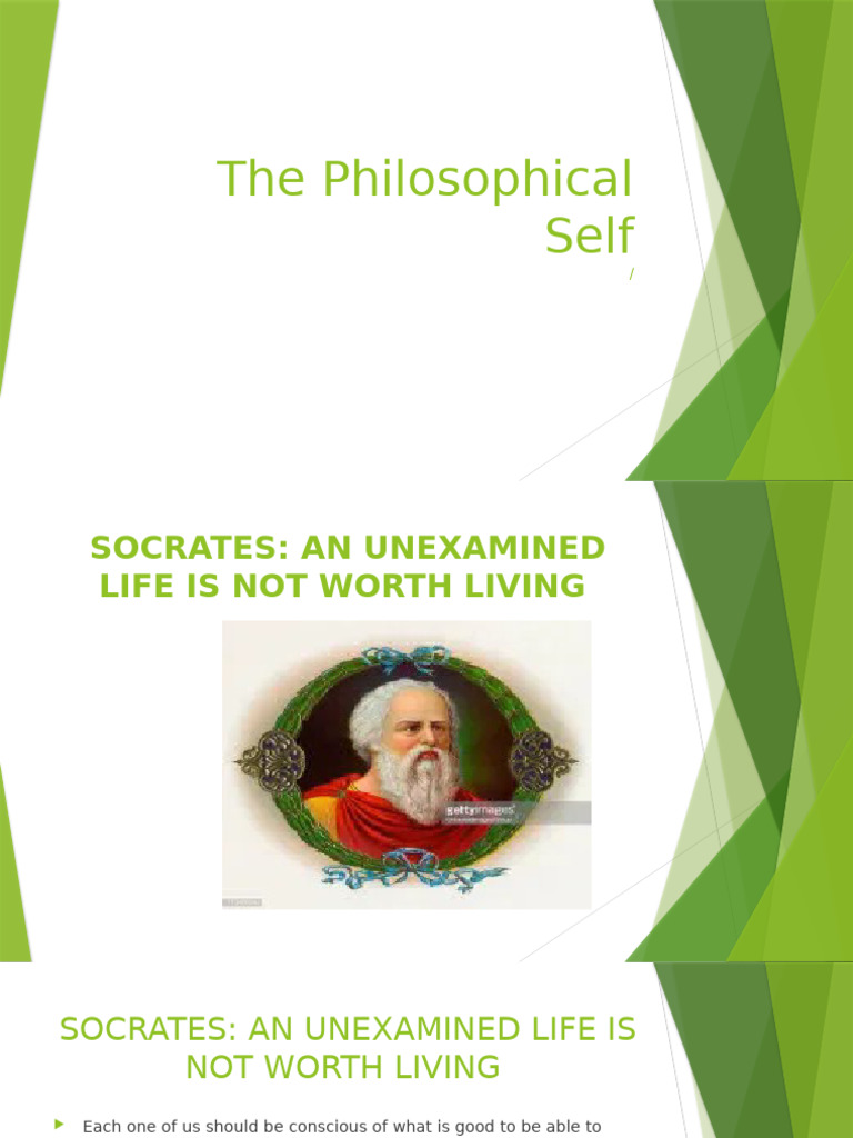 The Philosophical Self Students | PDF | Philosophy Of Self | Soul