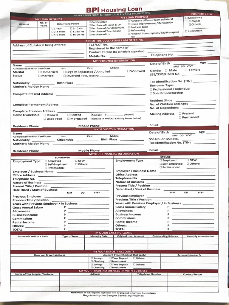 BPI Housing Loan 2 | PDF