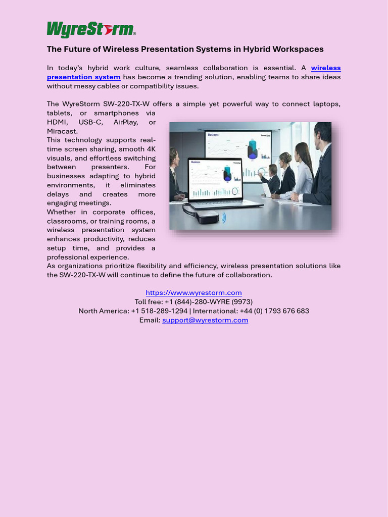 Wireless Presentation Systems | PDF