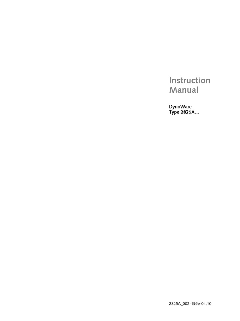 Instruction Manual | PDF | Microsoft Windows | Computer Engineering