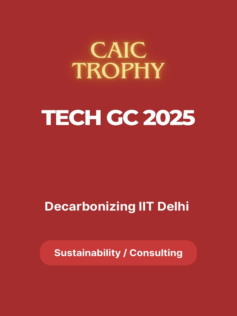 Decarbonization Roadmap for IIT Delhi | PDF | Climate Change Mitigation ...