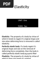 Class 11 Elasticity Formula Sheet | PDF | Elasticity (Physics) | Young ...