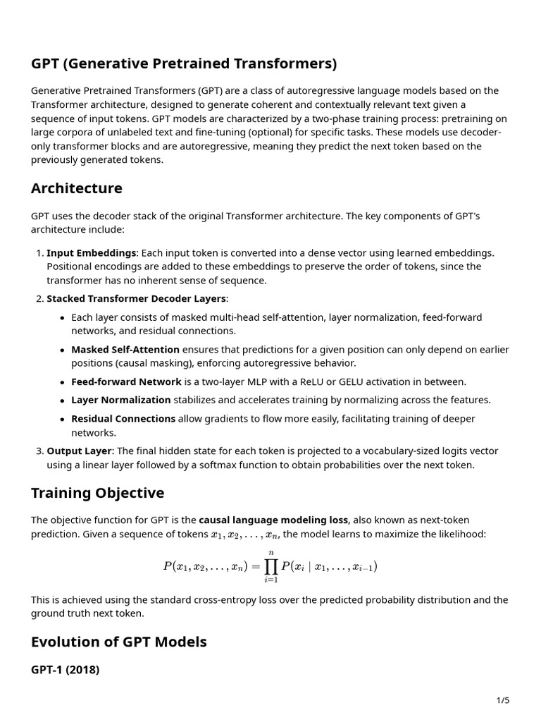 GPT (Generative Pretrained Transformers) | PDF | Machine Learning | Computing
