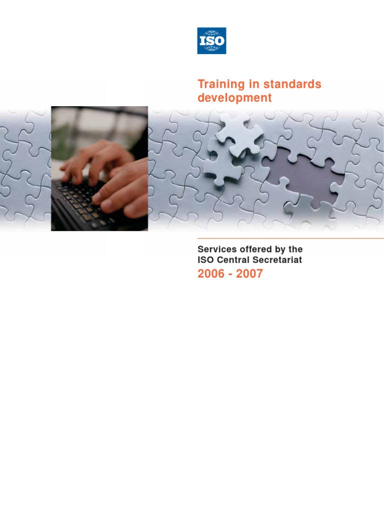 Training in Standards Development: Services Offered by The ISO Central ...