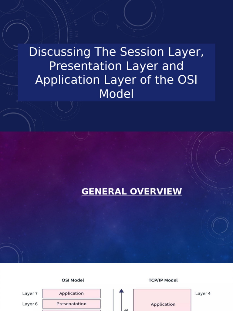 OSI Model: Session, Presentation, Application | PDF | Computer Network ...