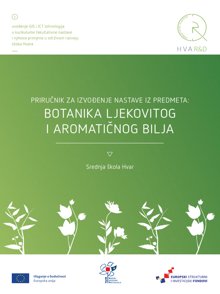 Priručnik Botanika Ljekovitog I Aromatičnog Bilja | PDF