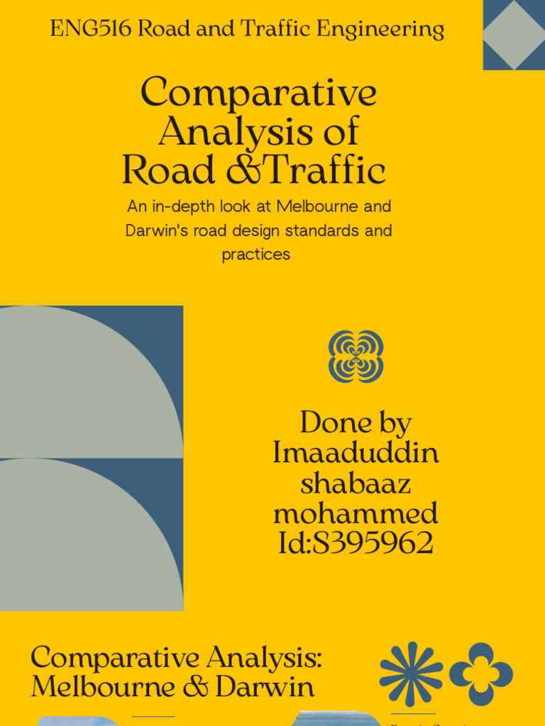 Melbourne vs. Darwin: Road Design Standards | PDF | Traffic ...