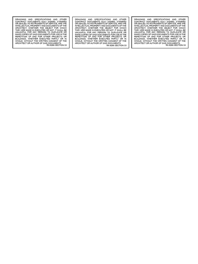 RA 9266 Sec 33: Architect's Rights | PDF