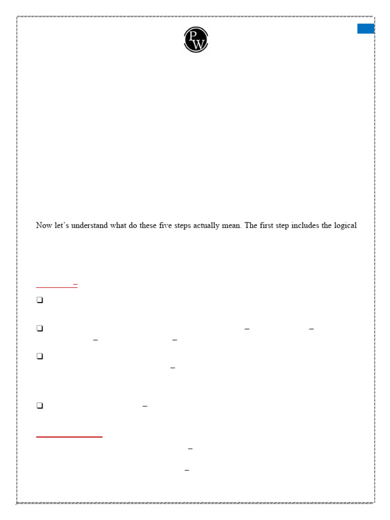 6631db36cd9c13001838b39c - ## - Logical Reasoning 11 - Daily Class ...