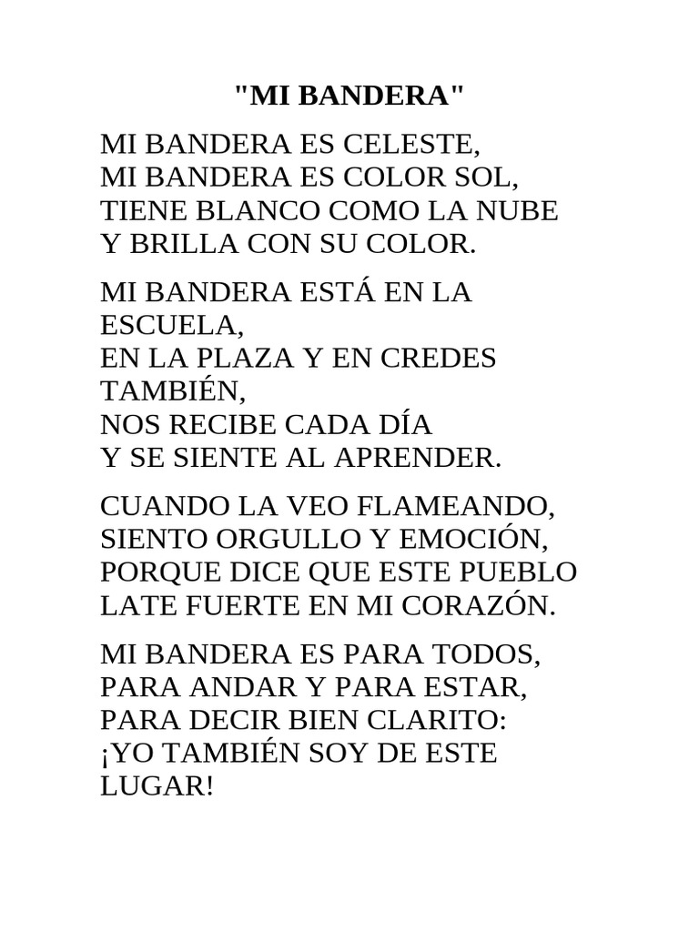 Mi Bandera | PDF