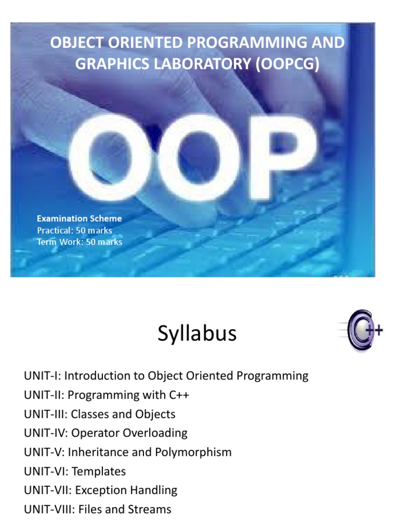 Chapter 1 Basics of OOP | PDF | Object Oriented Programming | Object ...