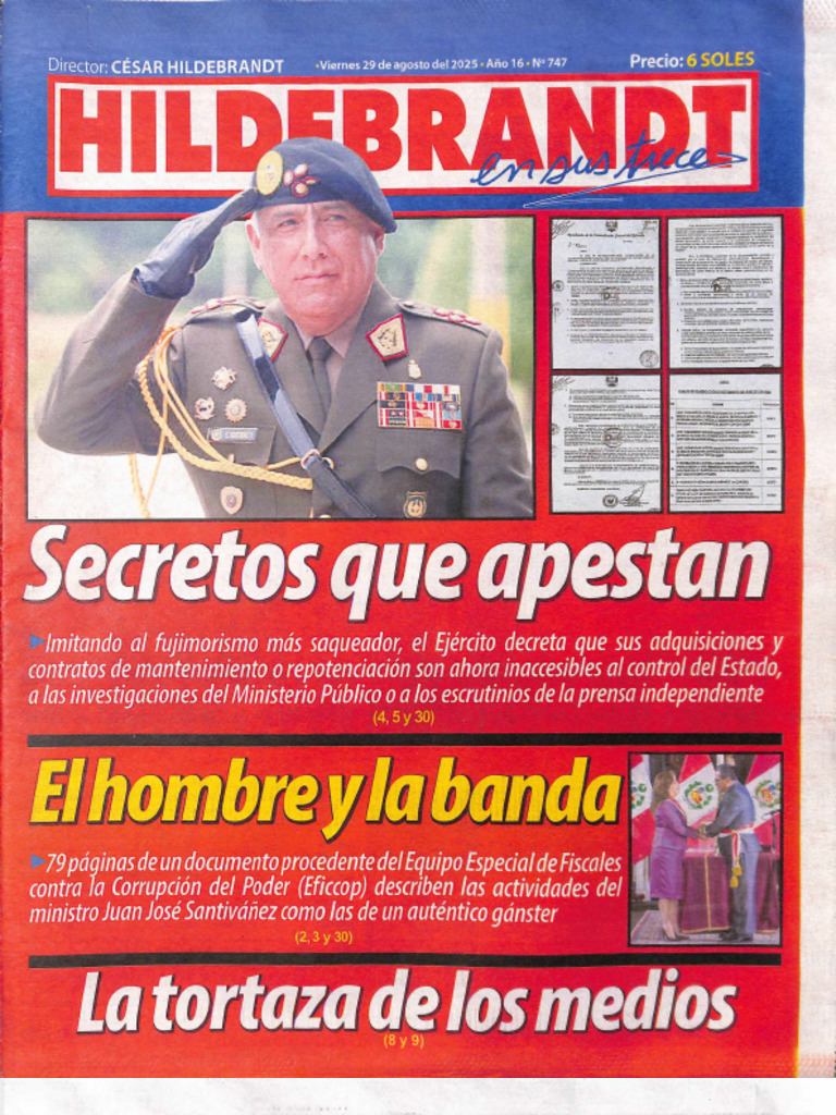 Santiváñez: Ministro y Gánster en Justicia | PDF