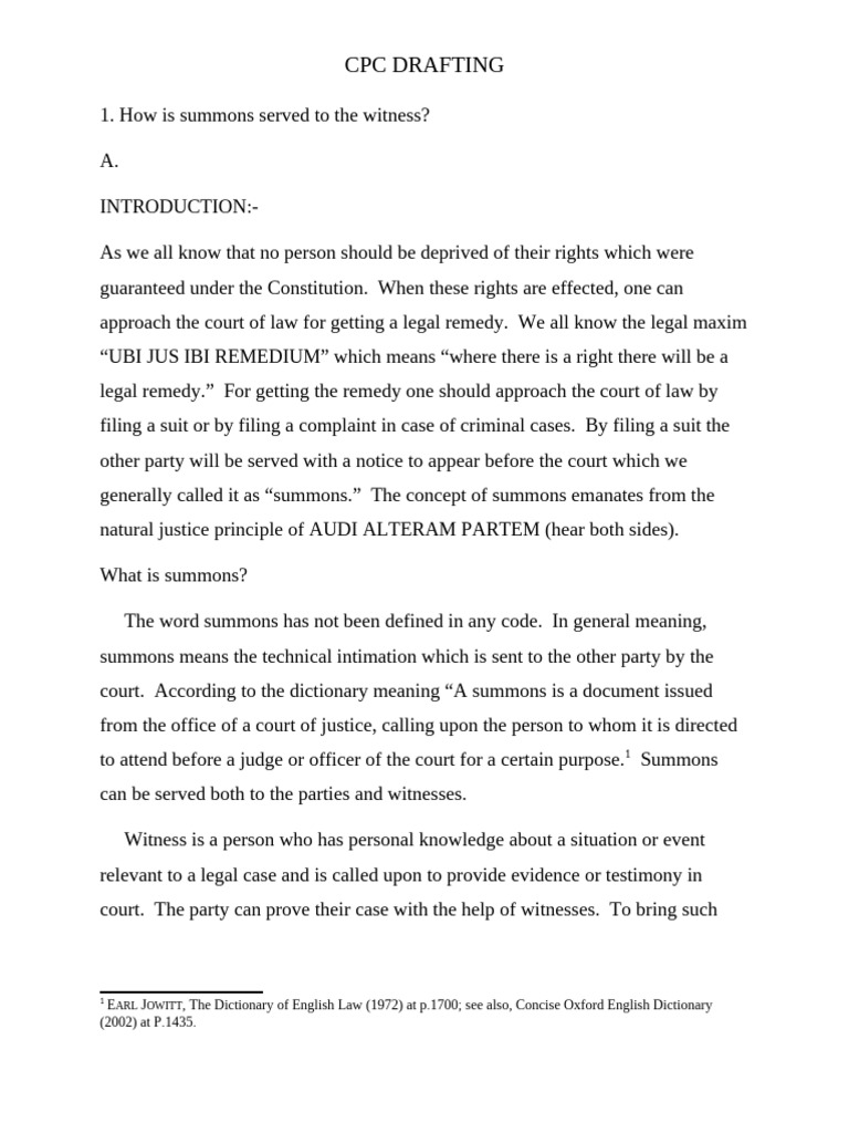 CPC Drafting and Affidavit | PDF | Judgment (Law) | Decree