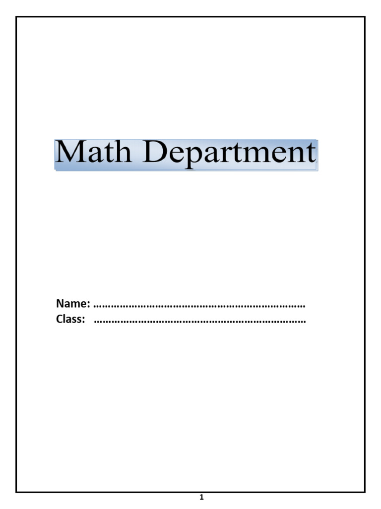 Booklet Grade 6 Second Term | PDF | Area | Triangle