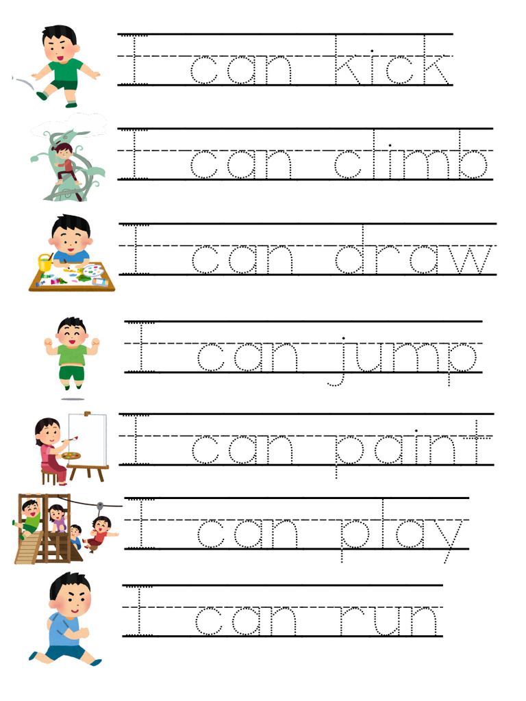Colorful Trace The Fruit Names Worksheet | PDF