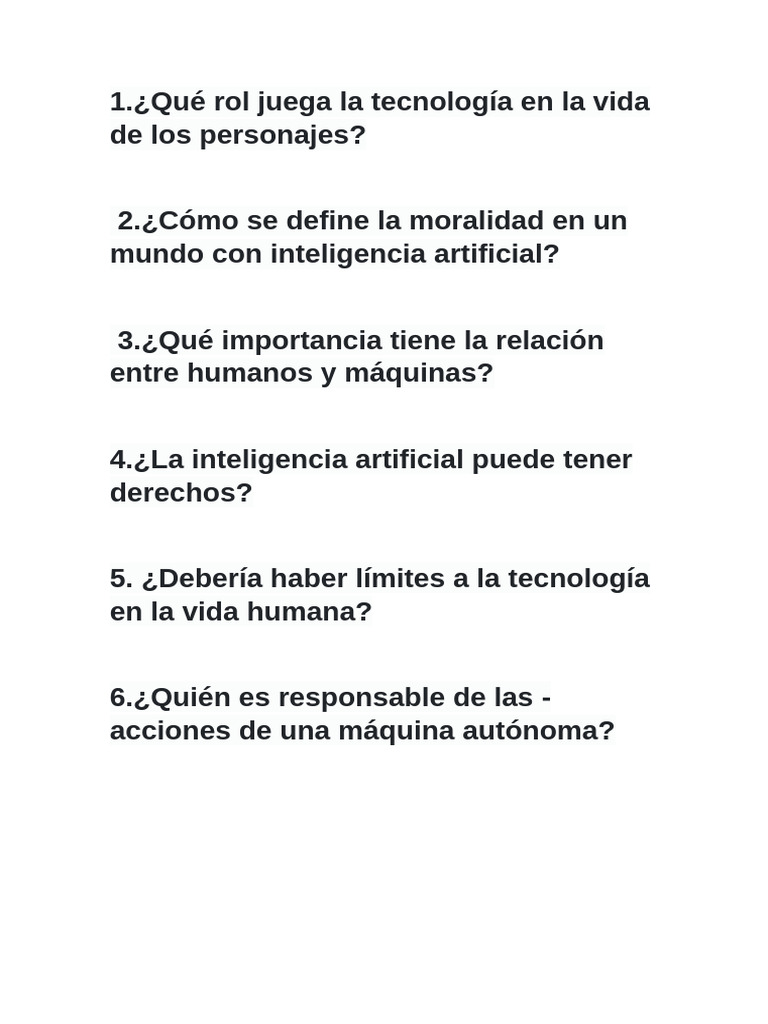 Preguntas ''Robot Salvaje | PDF