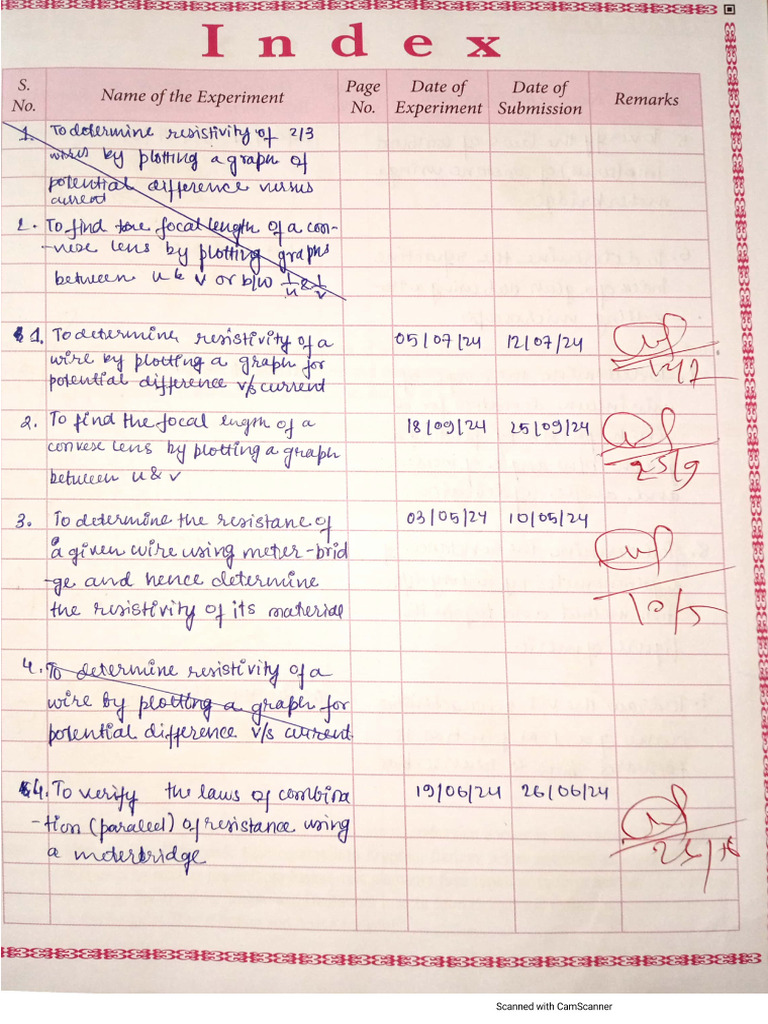 Phy Practical 12 | PDF