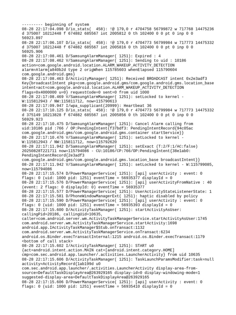 Logcat Prev CSC Log | PDF | Computer Architecture | Software