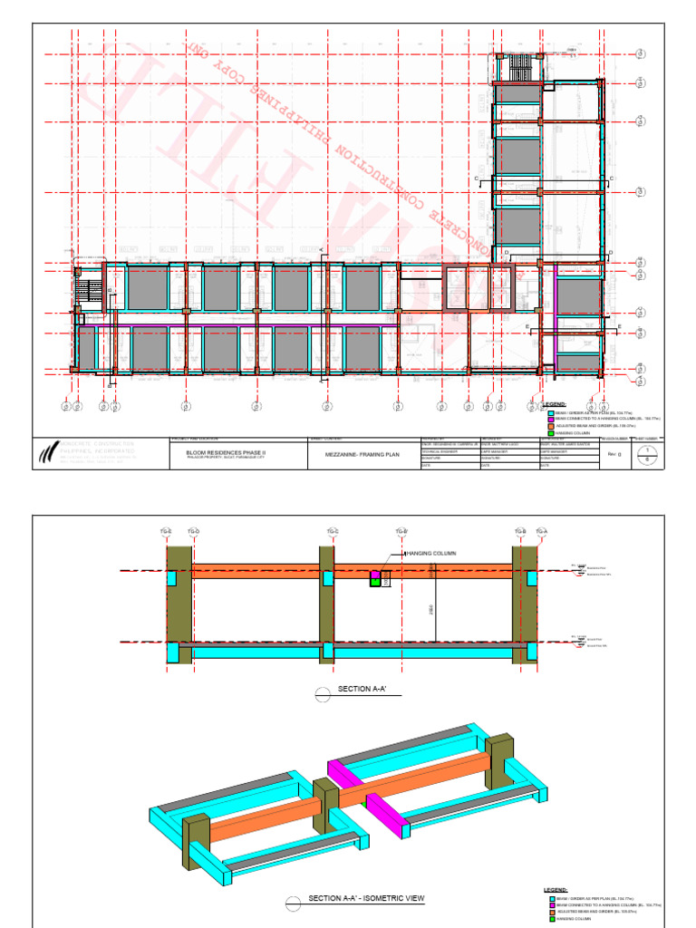 Mezzanine Change Elevation of Beams-Girder | PDF | Floors | Pedestrian Infrastructure
