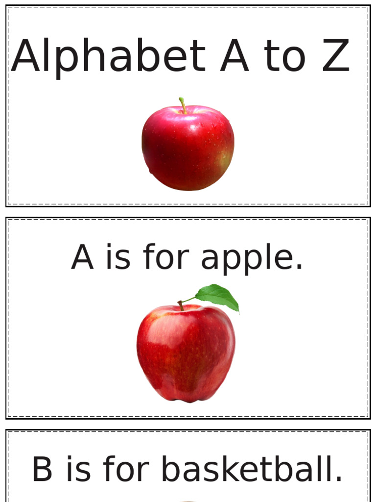 Alphabet Slides | PDF