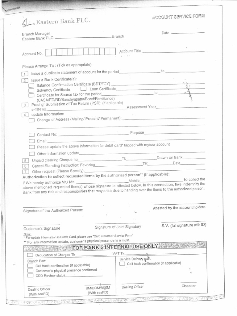 EBL Statement Letter Scan | PDF