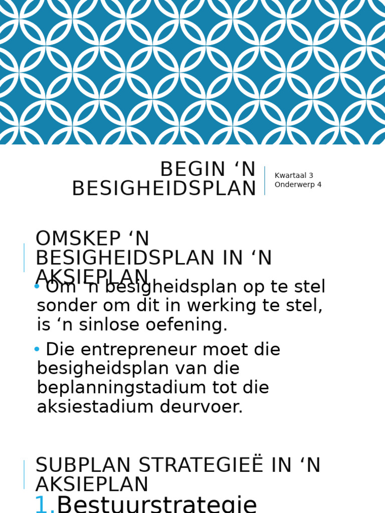 Kwartaal 3 - Onderwerp 4. | PDF