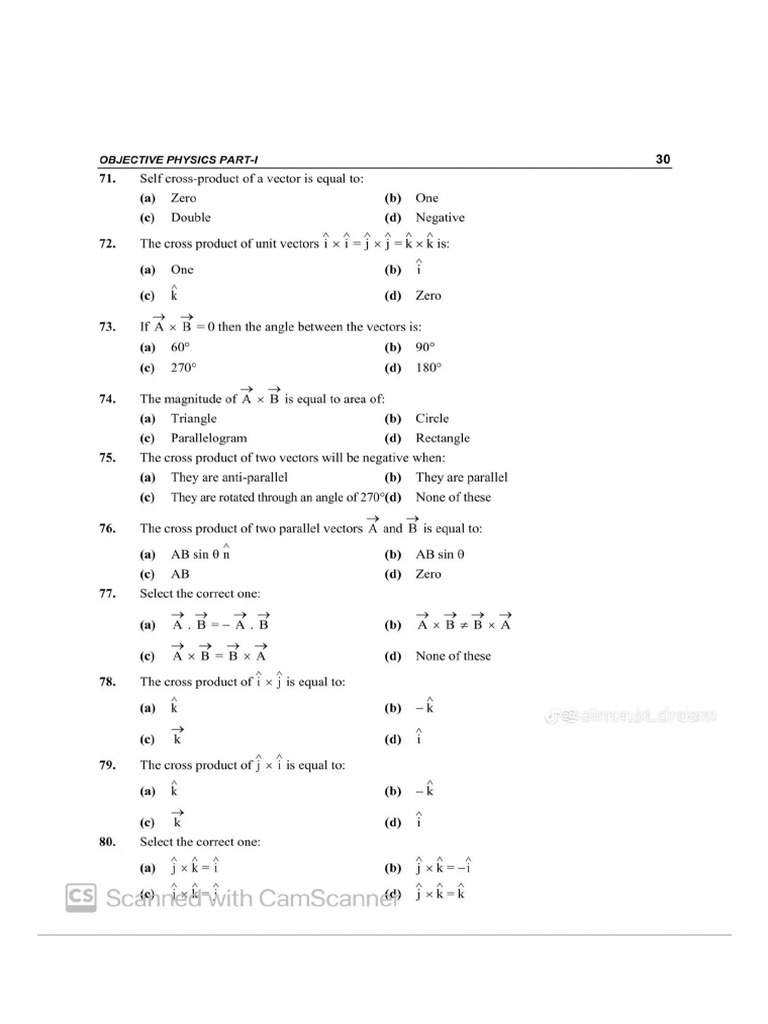 Vectos Physics | PDF
