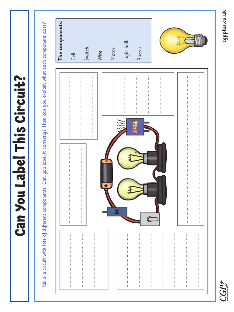Electricity Label The Circuit Foundation (Year 4) Printer Friendly ...