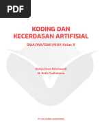 Koding Dan Kecerdasan Artifisial (KA) SMA-MA Kelas X | PDF