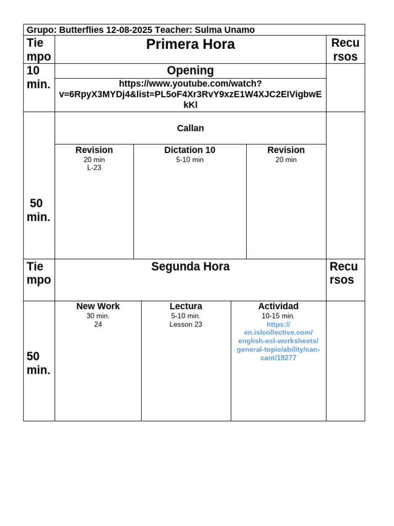 Butterfly Lesson Plan for Teachers | PDF