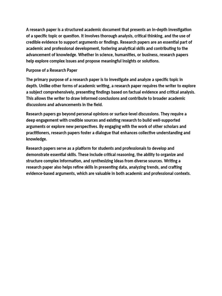 Research Paper | PDF