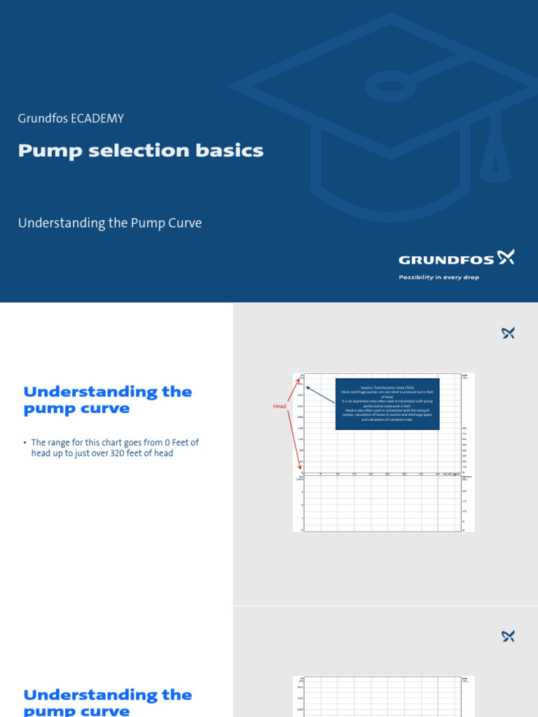 Pump Curve Basics for Selection Guide | PDF | Pump | Horsepower
