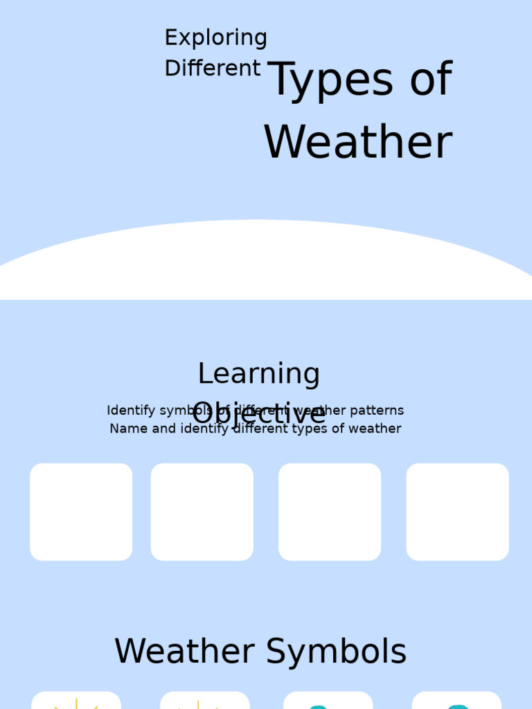 Weather Describing | PDF