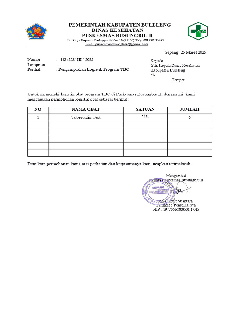 Tuberculin Test | PDF
