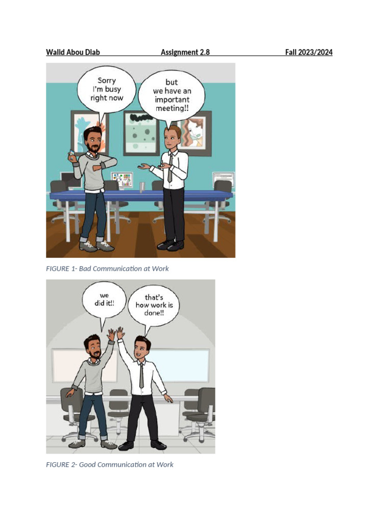 Assignment 2.8 - Communication Comic Strip | PDF