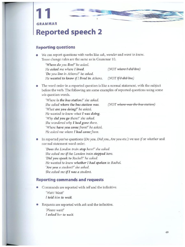 Reported Questions and Orders | PDF