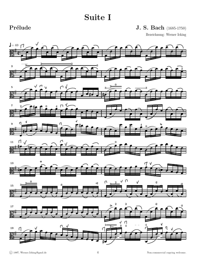 Bach Preludio 1 | PDF