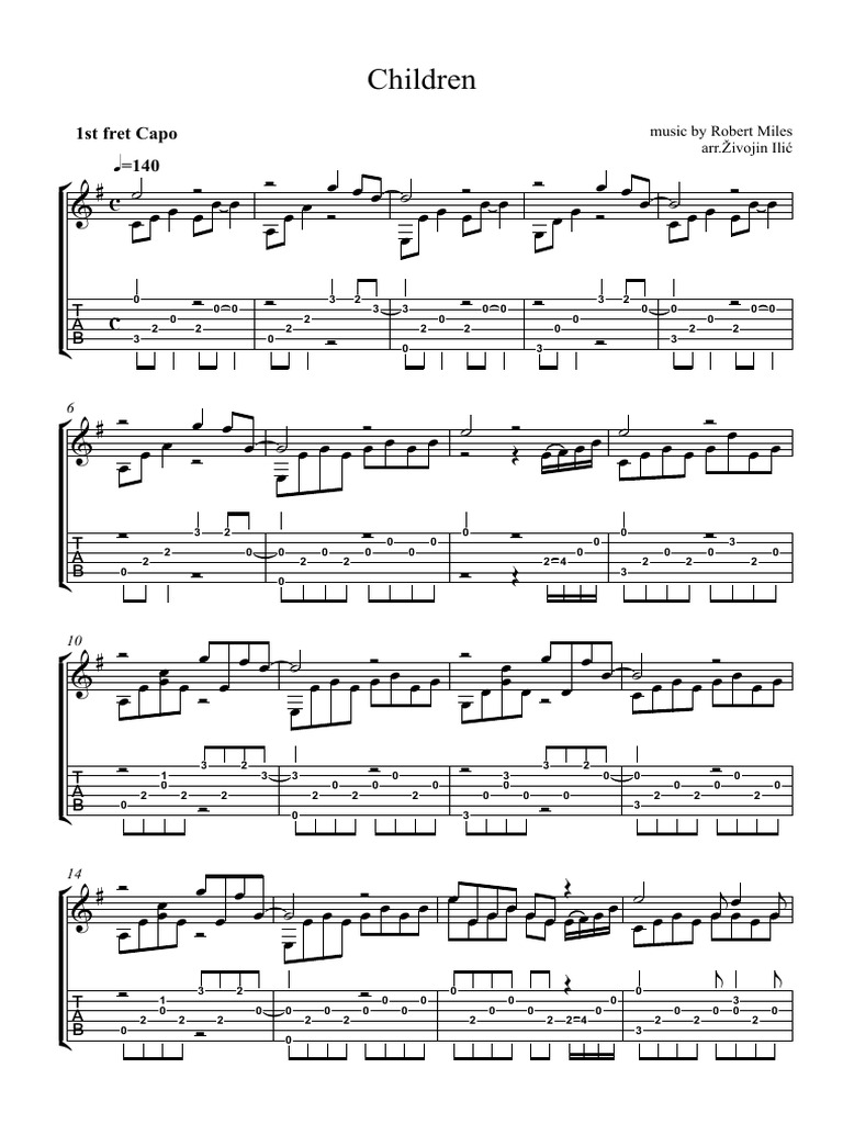 Children - Robert Miles | PDF