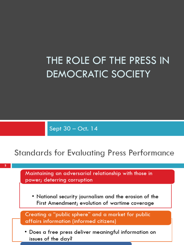 Role of Press | PDF | Buckley V. Valeo | Campaign Finance In The United ...