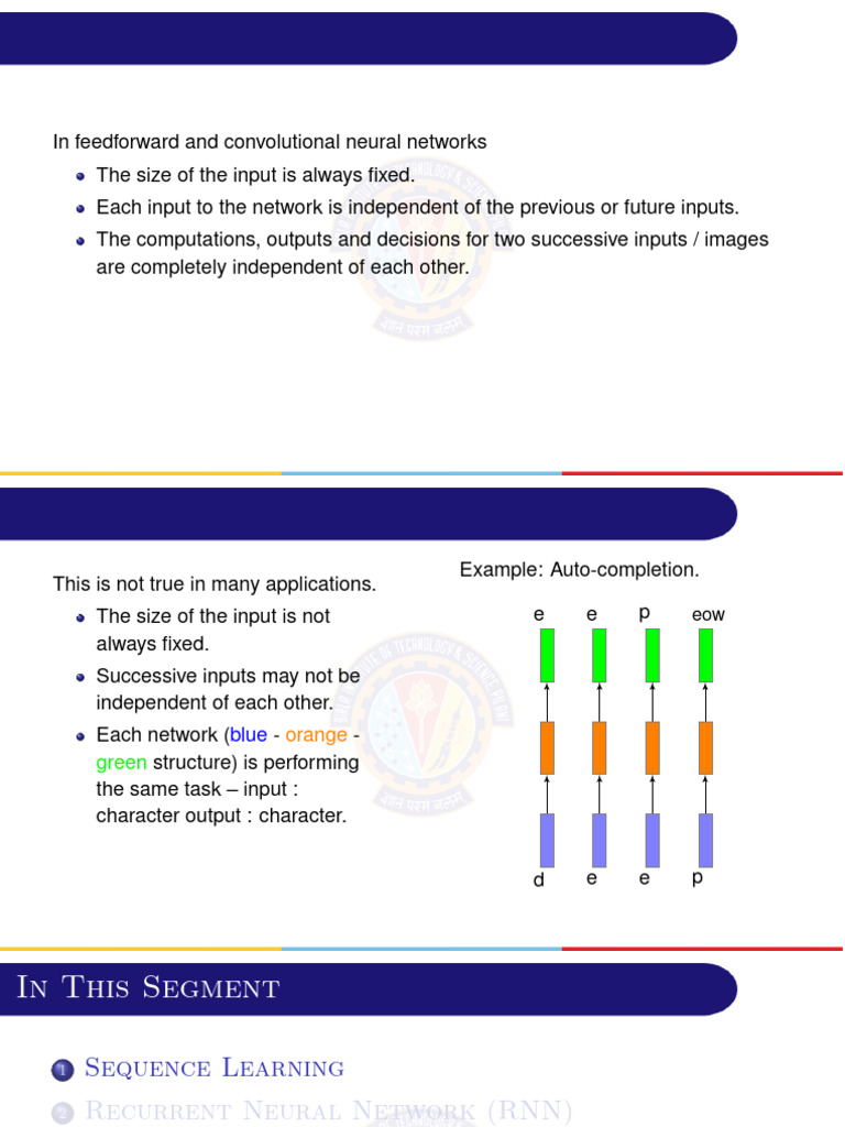 DL CS12 RNN | PDF | Algorithms | Statistical Classification