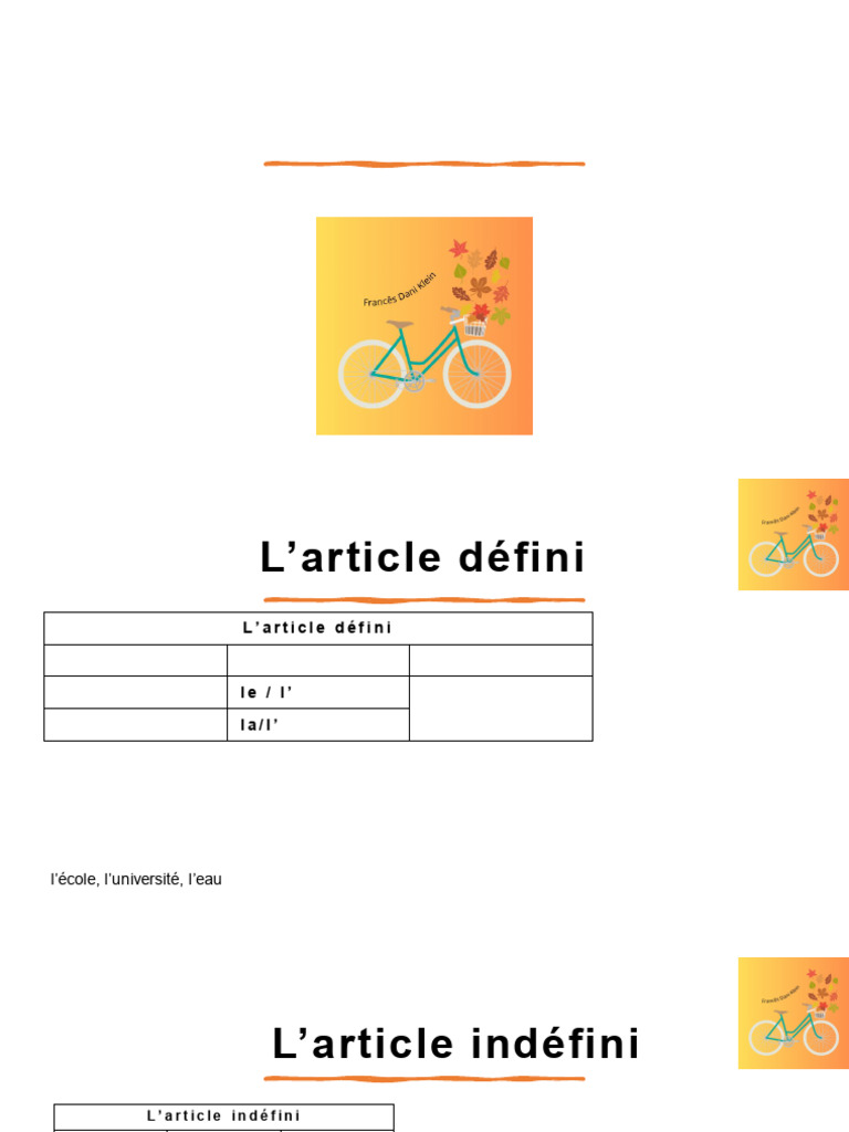 Articles, adjectifs et pronoms en français | PDF | Pronom | Nombre ...