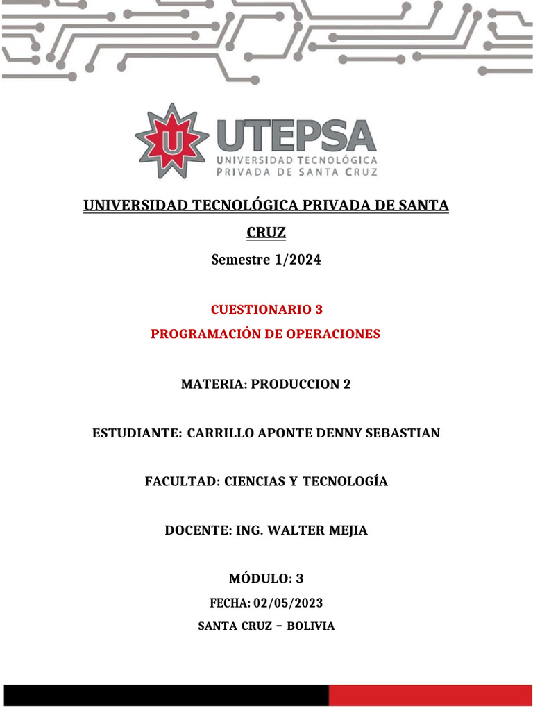 Cuestionario-3 | PDF