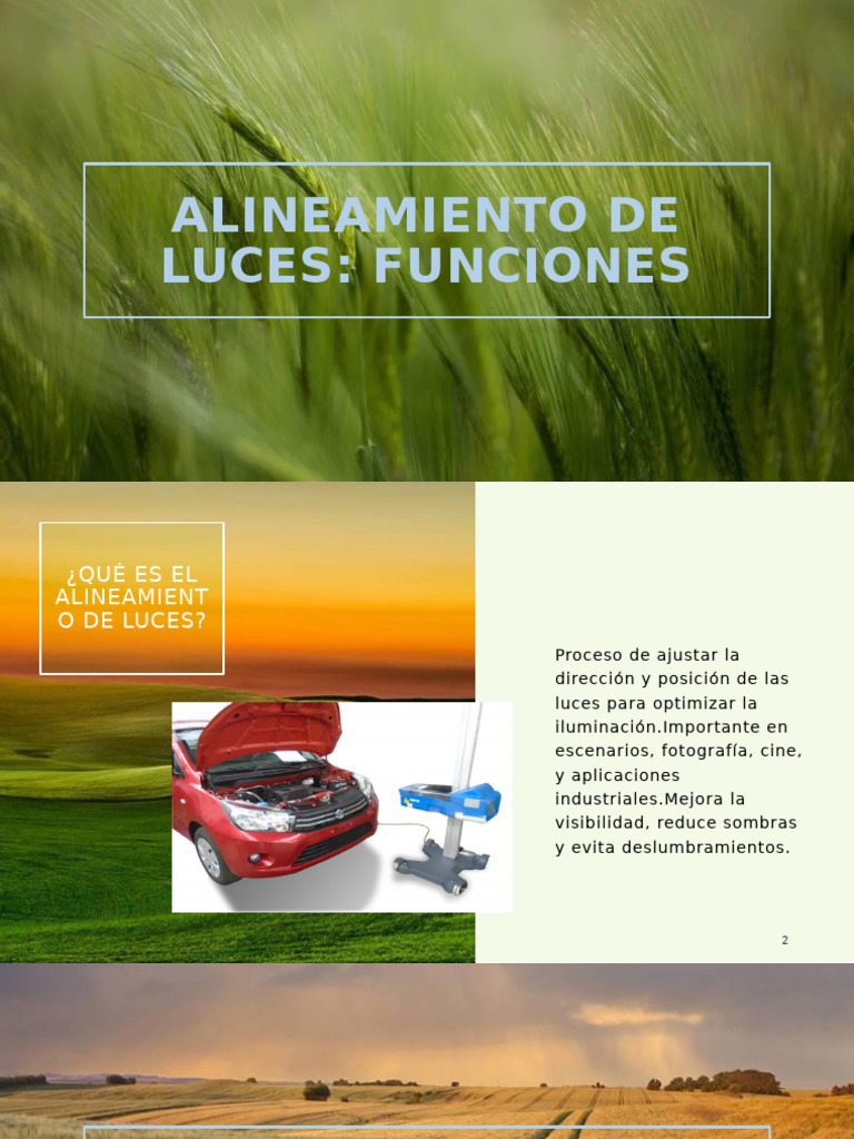 Alineamiento de Luces | PDF | Transporte | Vehículos